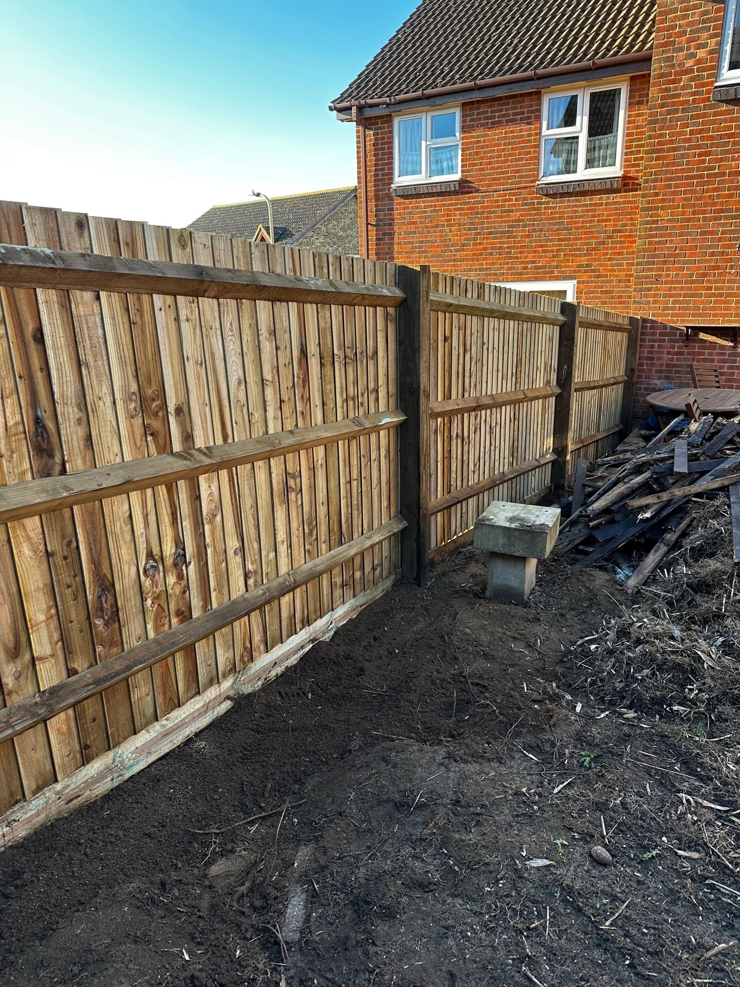 Bespoke Close Board Fence Installed In Thame