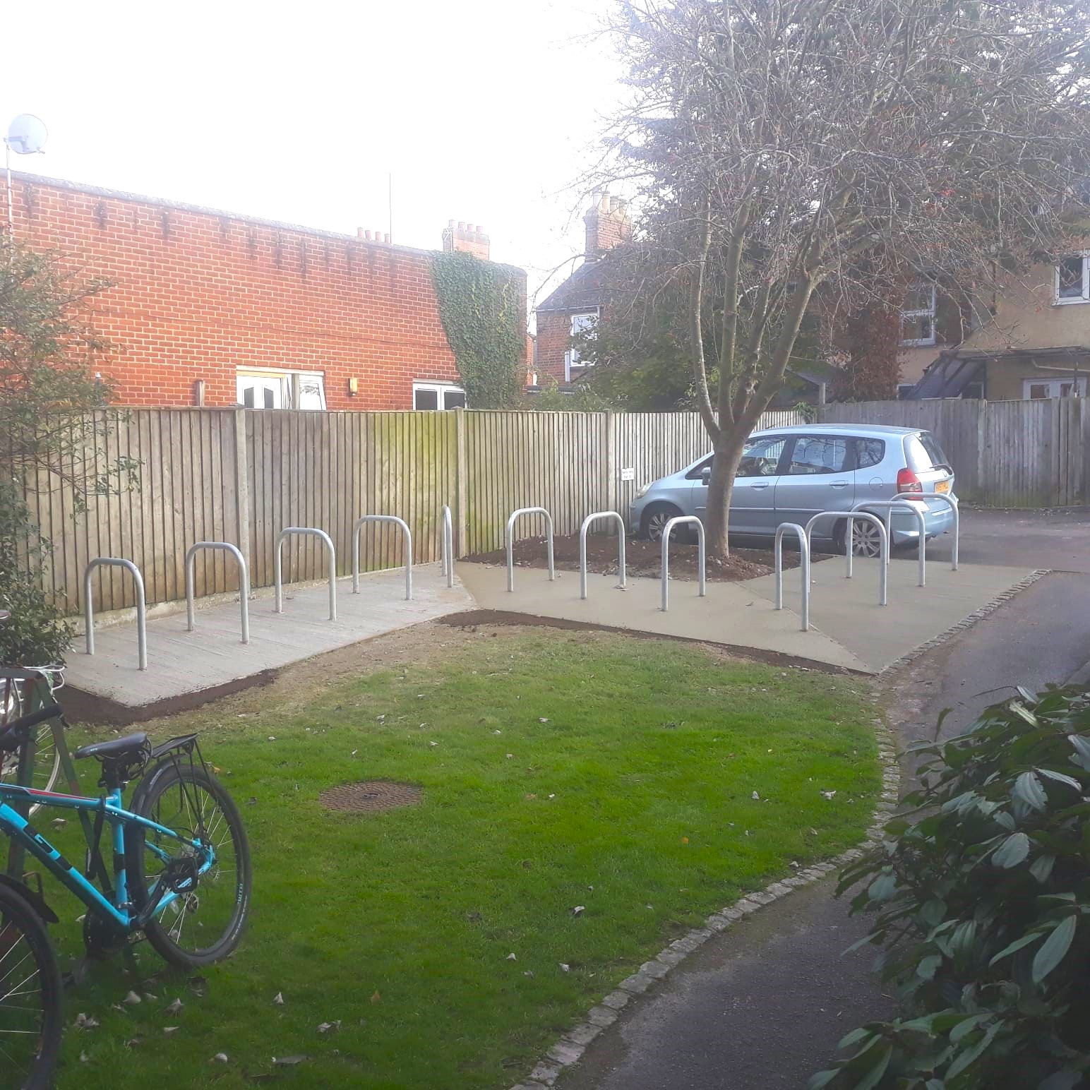 Steel Bicycle Hoop Installation - Oxford