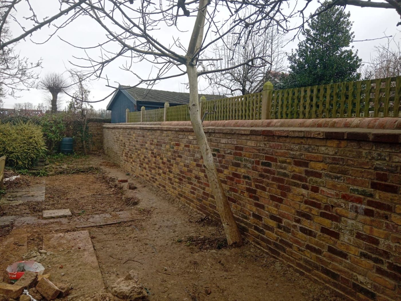 Brick Wall Rebuilding - Oxford