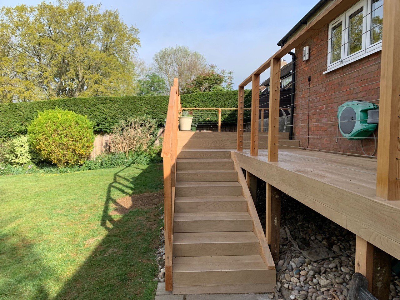 Composite Garden Decking Project - Buckinghamshire